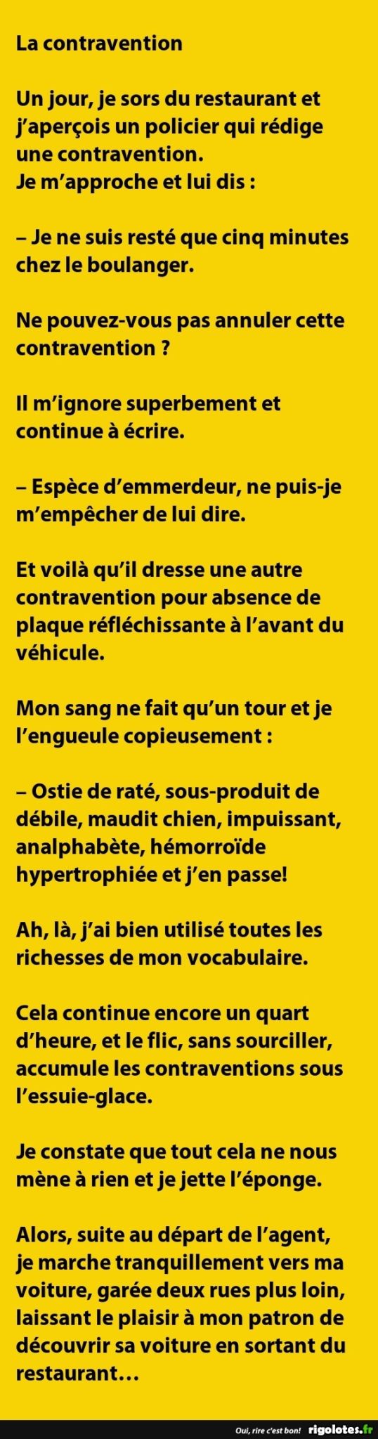 La contravention